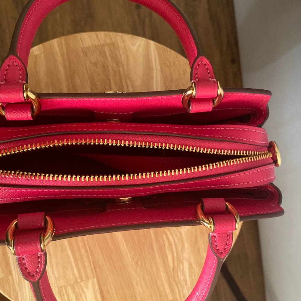 Coach Lillie Mini Carryall In Bold Pink - Gem